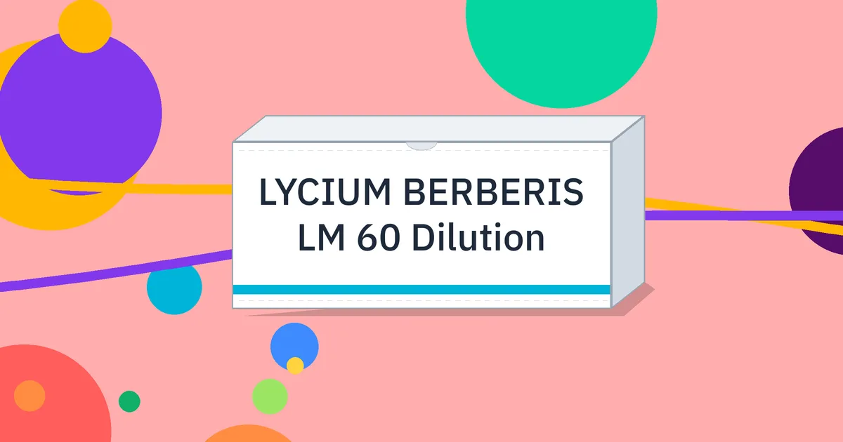 Symbolbild: Packung mit der Aufschrift LYCIUM BERBERIS LM 60 Dilution (PZN 13537368) – Verfügbarkeit und Bezug in Apotheken in Frankfurt am Main
