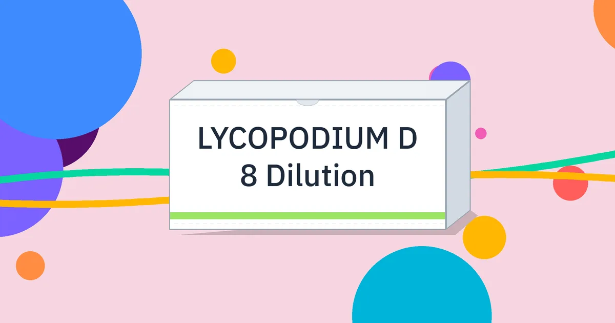Symbolbild: Packung mit der Aufschrift LYCOPODIUM D 8 Dilution (PZN 02103371) – Verfügbarkeit und Bezug in Apotheken in Frankfurt am Main