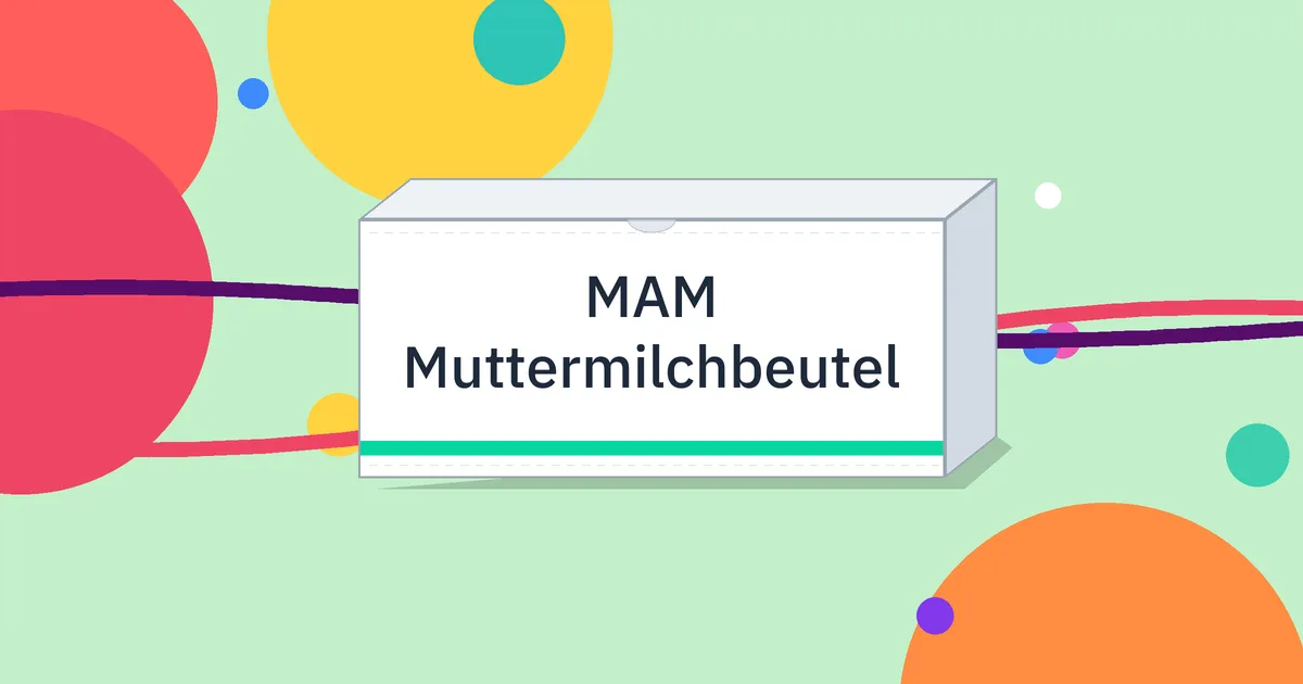 Symbolbild: Packung mit der Aufschrift MAM Muttermilchbeutel (PZN 20083956) – Verfügbarkeit und Bezug in Apotheken in Frankfurt am Main