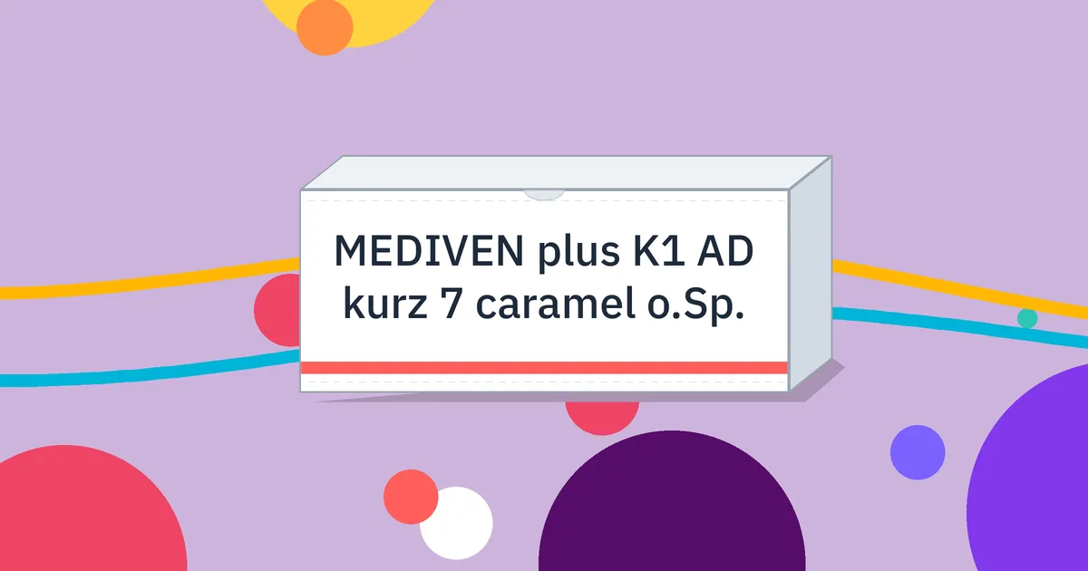 Symbolbild: Packung mit der Aufschrift MEDIVEN plus K1 AD kurz 7 caramel o.Sp. (PZN 14181494) – Verfügbarkeit und Bezug in Apotheken in Frankfurt am Main