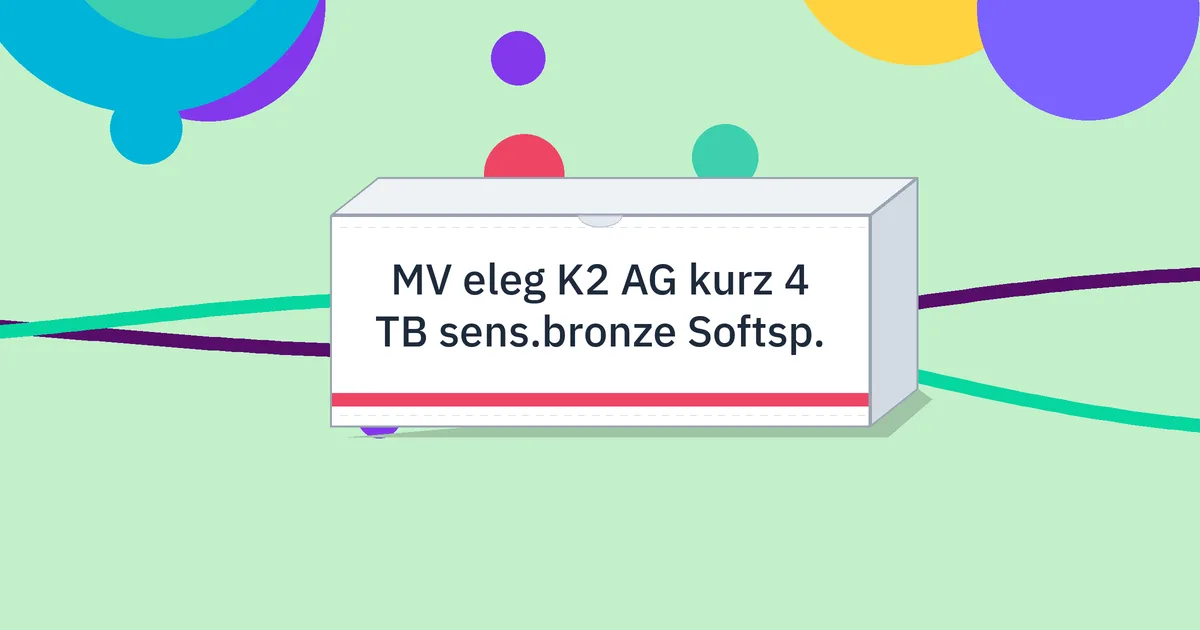 Symbolbild: Packung mit der Aufschrift MV eleg K2 AG kurz 4 TB sens.bronze Softsp. (PZN 14716624) – Verfügbarkeit und Bezug in Apotheken in Frankfurt am Main