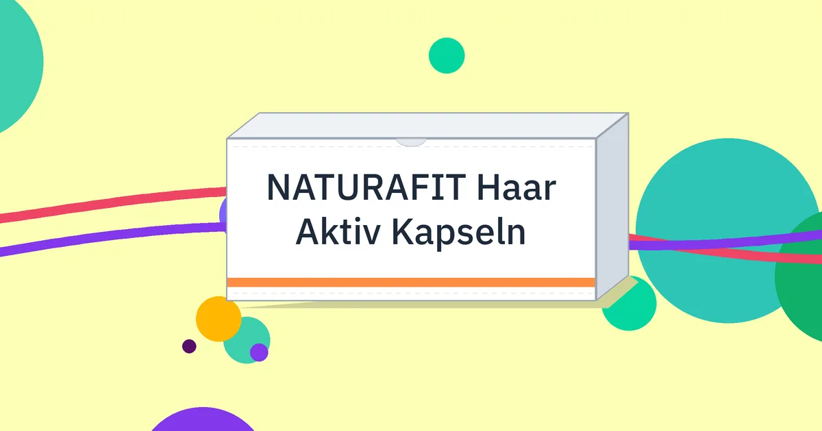 Symbolbild: Packung mit der Aufschrift NATURAFIT Haar Aktiv Kapseln (PZN 10196754) – Verfügbarkeit und Bezug in Apotheken in Frankfurt am Main