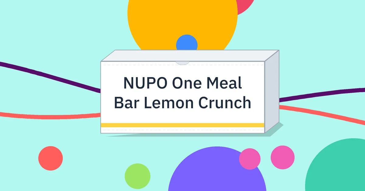 Symbolbild: Packung mit der Aufschrift NUPO One Meal Bar Lemon Crunch (PZN 20895217) – Verfügbarkeit und Bezug in Apotheken in Frankfurt am Main