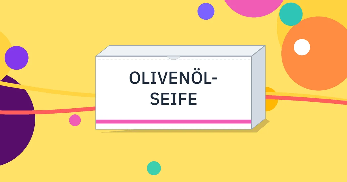 Symbolbild: Packung mit der Aufschrift OLIVENÖL-SEIFE (PZN 15881383) – Verfügbarkeit und Bezug in Apotheken in Frankfurt am Main