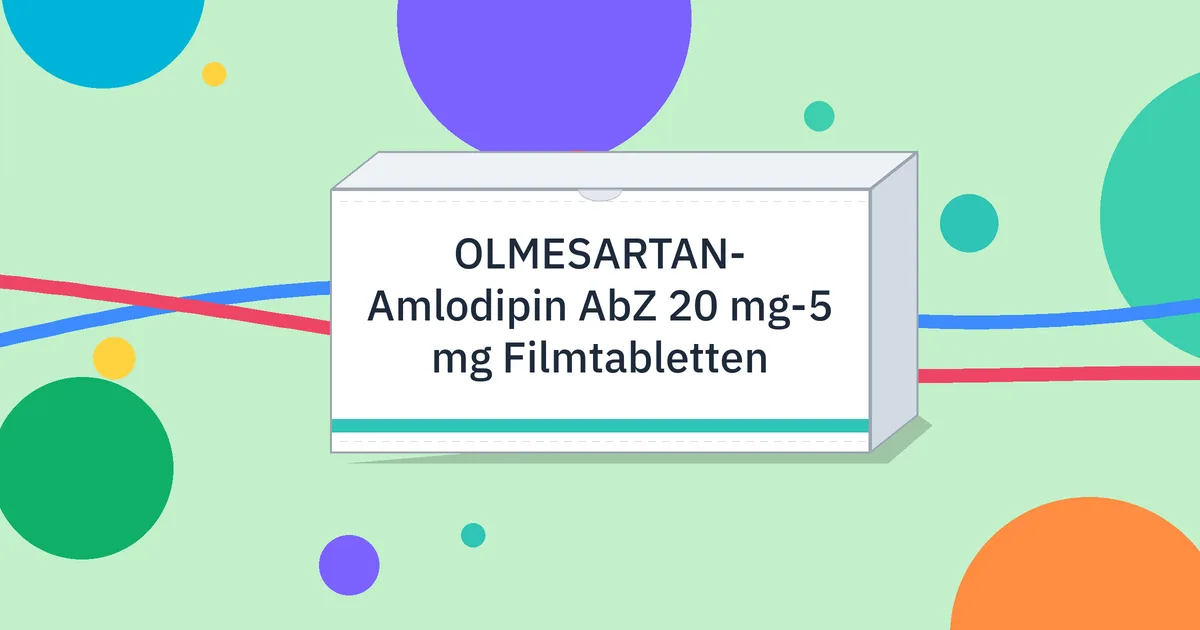 Symbolbild: Packung mit der Aufschrift OLMESARTAN-Amlodipin AbZ 20 mg-5 mg Filmtabletten (PZN 14189024) – Verfügbarkeit und Bezug in Apotheken in Frankfurt am Main