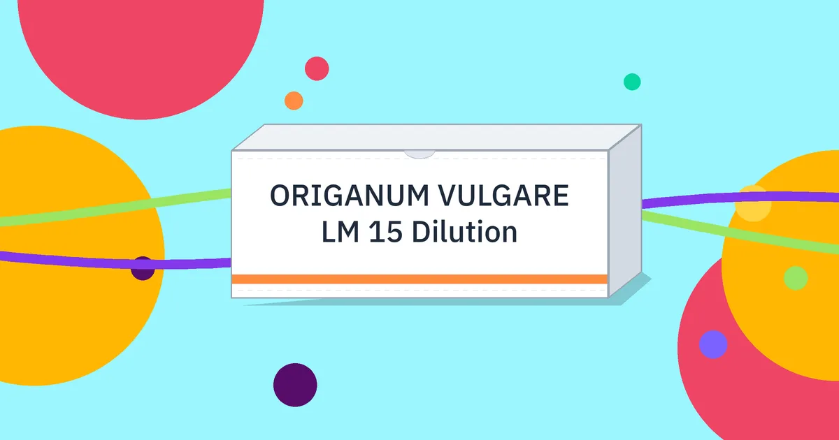 Symbolbild: Packung mit der Aufschrift ORIGANUM VULGARE LM 15 Dilution (PZN 12973067) – Verfügbarkeit und Bezug in Apotheken in Frankfurt am Main