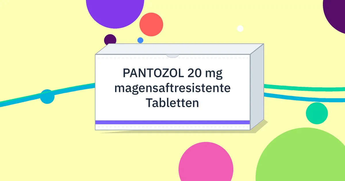 Symbolbild: Packung mit der Aufschrift PANTOZOL 20 mg magensaftresistente Tabletten (PZN 19123136) – Verfügbarkeit und Bezug in Apotheken in Frankfurt am Main