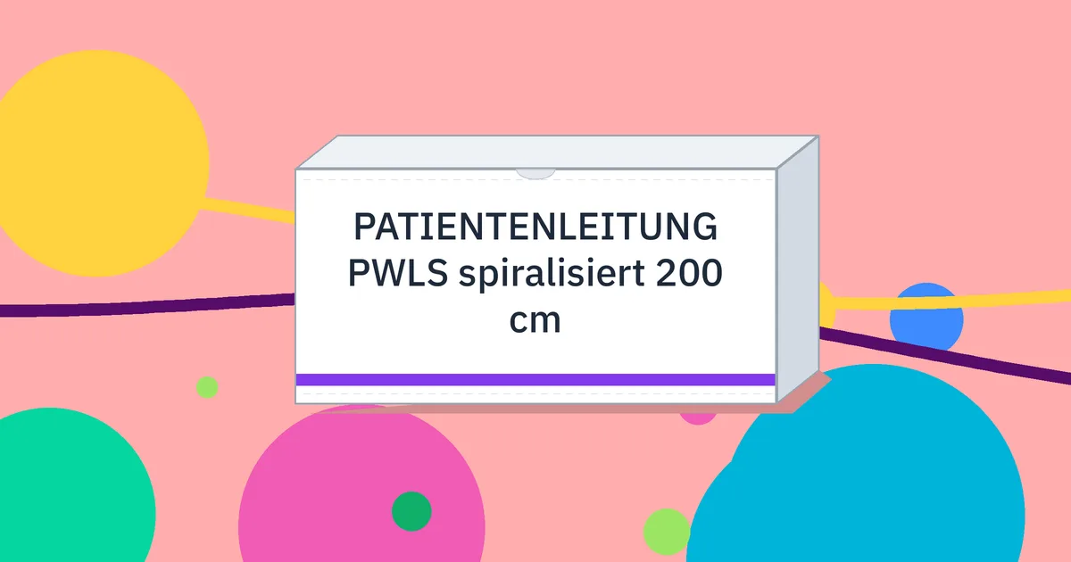 Symbolbild: Packung mit der Aufschrift PATIENTENLEITUNG PWLS spiralisiert 200 cm (PZN 10063042) – Verfügbarkeit und Bezug in Apotheken in Frankfurt am Main