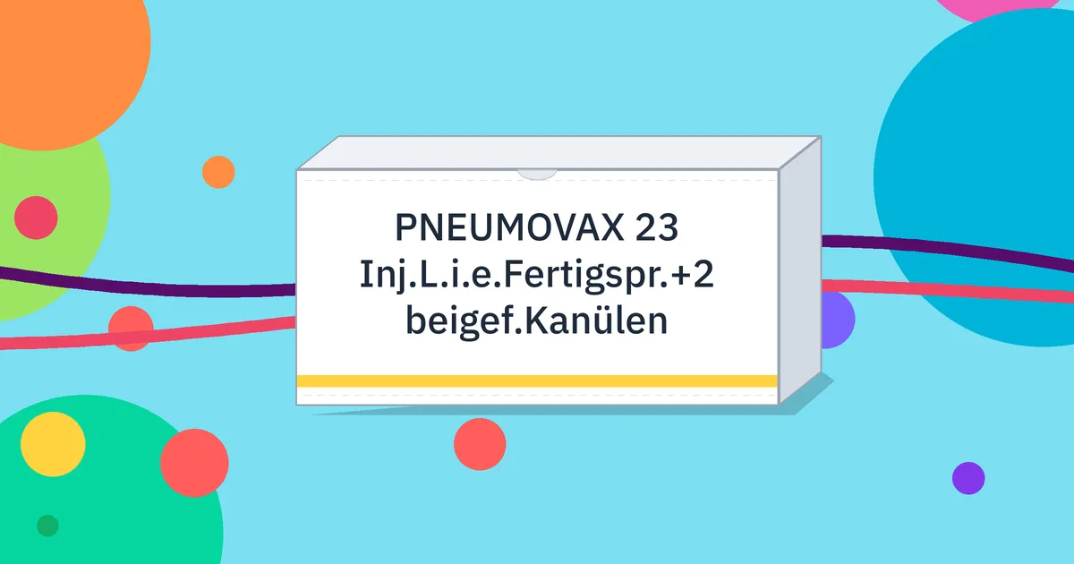 Symbolbild: Packung mit der Aufschrift PNEUMOVAX 23 Inj.L.i.e.Fertigspr.+2 beigef.Kanülen (PZN 18043978) – Verfügbarkeit und Bezug in Apotheken in Frankfurt am Main
