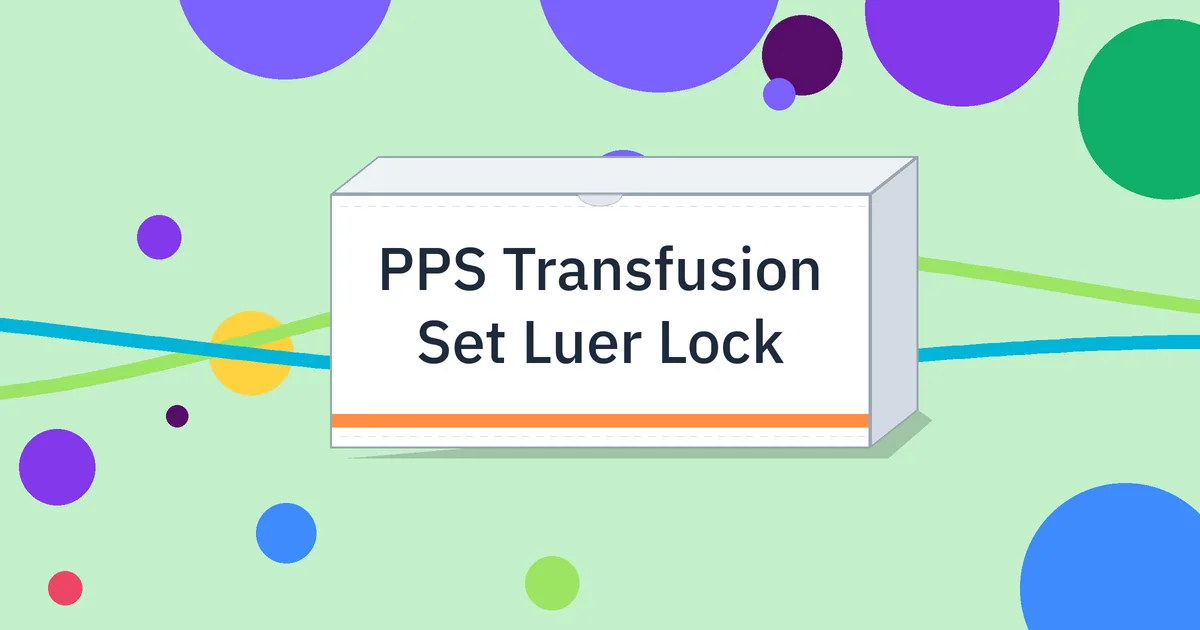 Symbolbild: Packung mit der Aufschrift PPS Transfusion Set Luer Lock (PZN 13873043) – Verfügbarkeit und Bezug in Apotheken in Frankfurt am Main