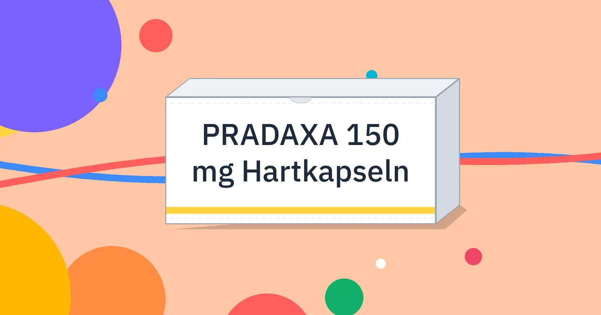 Symbolbild: Packung mit der Aufschrift PRADAXA 150 mg Hartkapseln (PZN 08797446) – Verfügbarkeit und Bezug in Apotheken in Frankfurt am Main