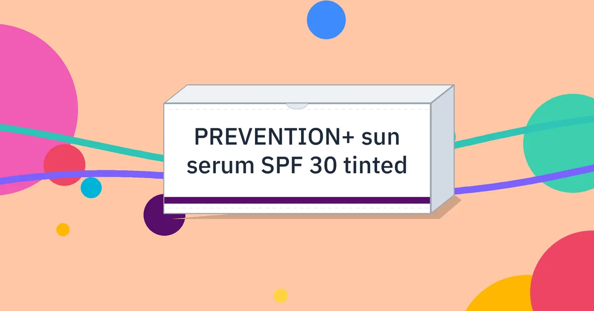 Symbolbild: Packung mit der Aufschrift PREVENTION+ sun serum SPF 30 tinted (PZN 18886211) – Verfügbarkeit und Bezug in Apotheken in Frankfurt am Main