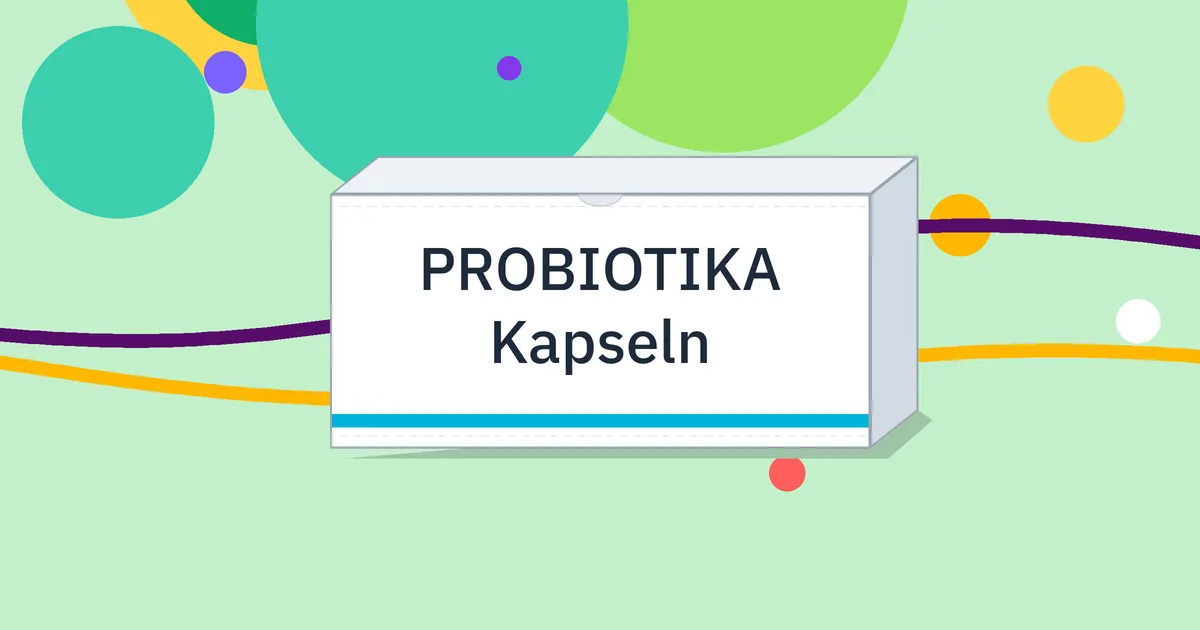 Symbolbild: Packung mit der Aufschrift PROBIOTIKA Kapseln (PZN 16807963) – Verfügbarkeit und Bezug in Apotheken in Frankfurt am Main