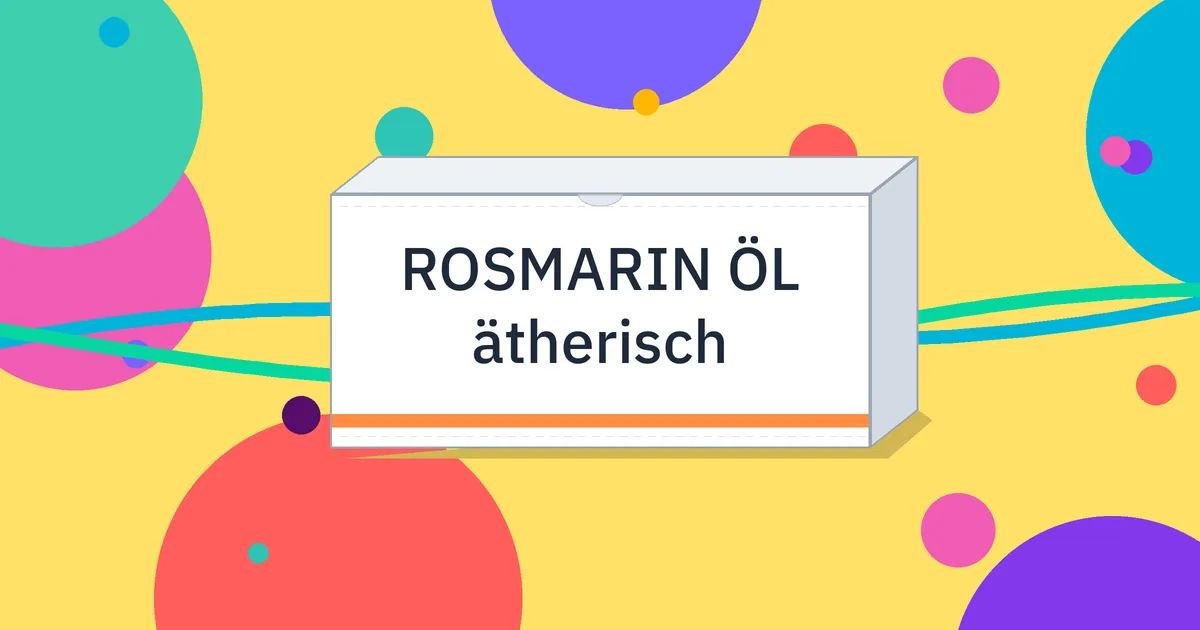 Symbolbild: Packung mit der Aufschrift ROSMARIN ÖL ätherisch (PZN 17429776) – Verfügbarkeit und Bezug in Apotheken in Frankfurt am Main