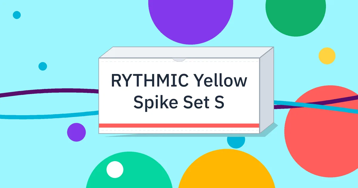 Symbolbild: Packung mit der Aufschrift RYTHMIC Yellow Spike Set S (PZN 16244448) – Verfügbarkeit und Bezug in Apotheken in Frankfurt am Main