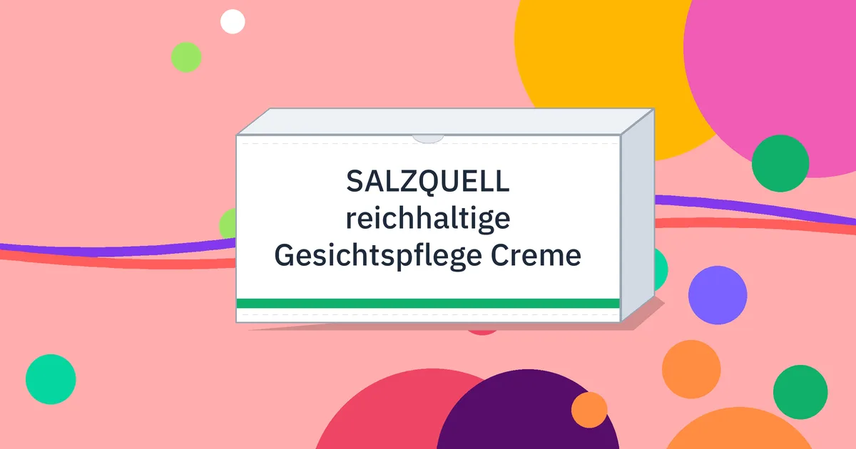Symbolbild: Packung mit der Aufschrift SALZQUELL reichhaltige Gesichtspflege Creme (PZN 13503292) – Verfügbarkeit und Bezug in Apotheken in Frankfurt am Main