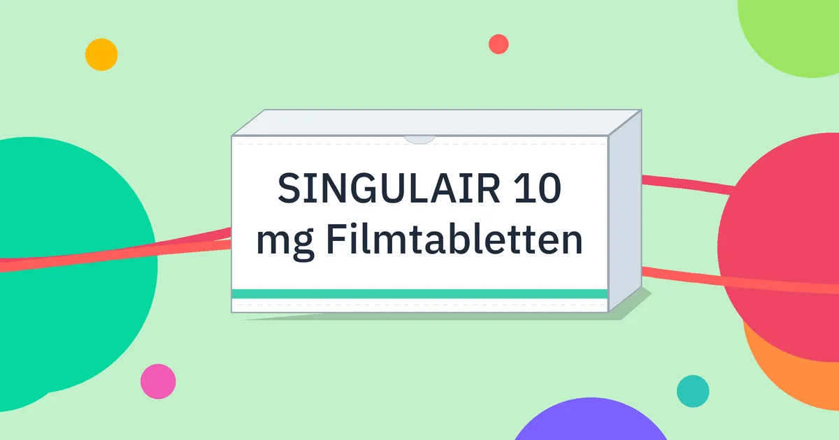 Symbolbild: Packung mit der Aufschrift SINGULAIR 10 mg Filmtabletten (PZN 00364392) – Verfügbarkeit und Bezug in Apotheken in Frankfurt am Main