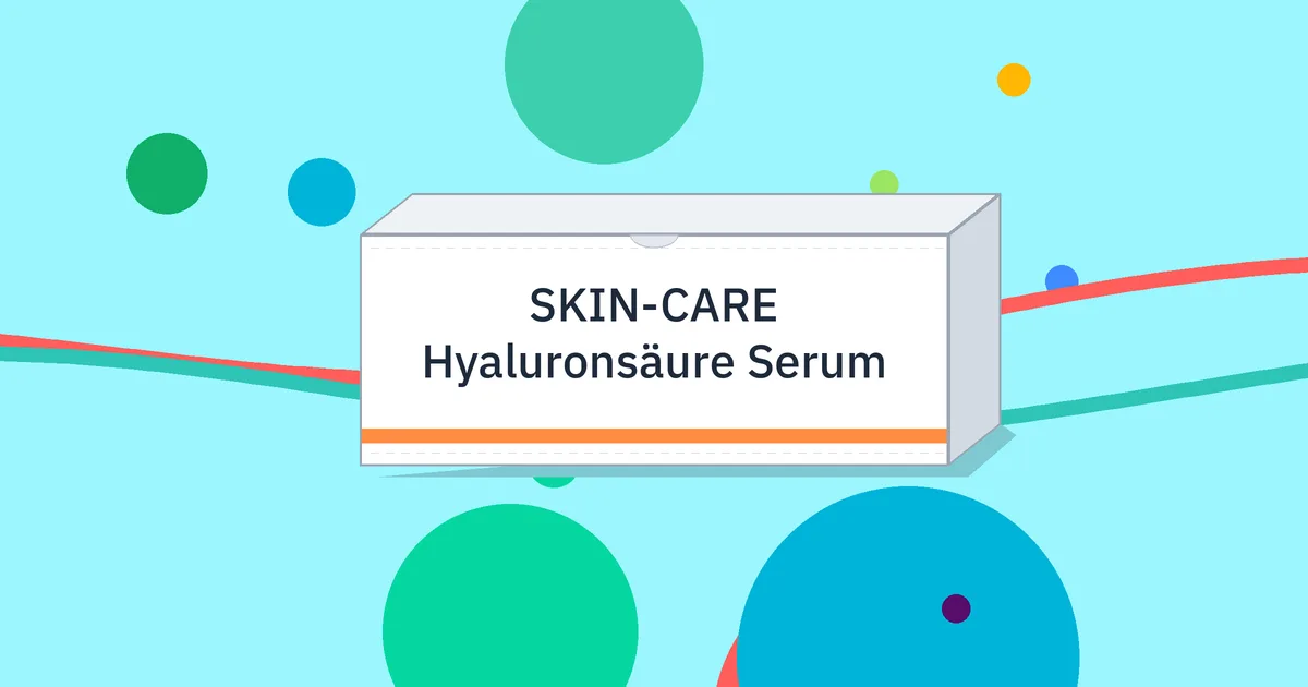 Symbolbild: Packung mit der Aufschrift SKIN-CARE Hyaluronsäure Serum (PZN 16242188) – Verfügbarkeit und Bezug in Apotheken in Frankfurt am Main