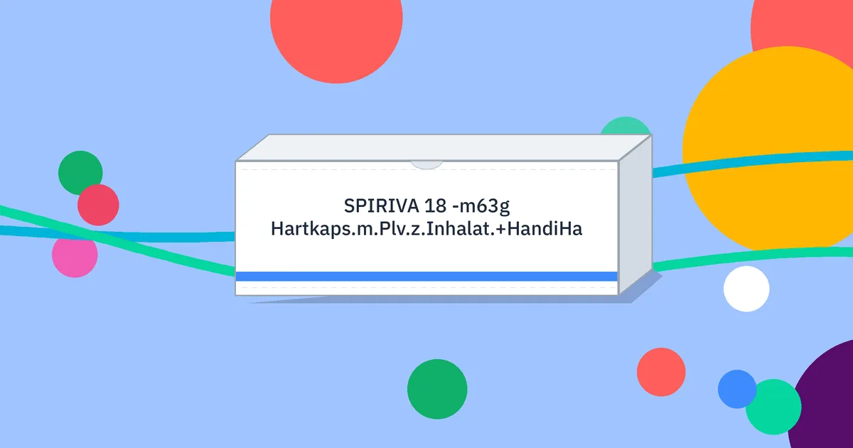 Symbolbild: Packung mit der Aufschrift SPIRIVA 18 -m63g Hartkaps.m.Plv.z.Inhalat.+HandiHa (PZN 02286532) – Verfügbarkeit und Bezug in Apotheken in Frankfurt am Main