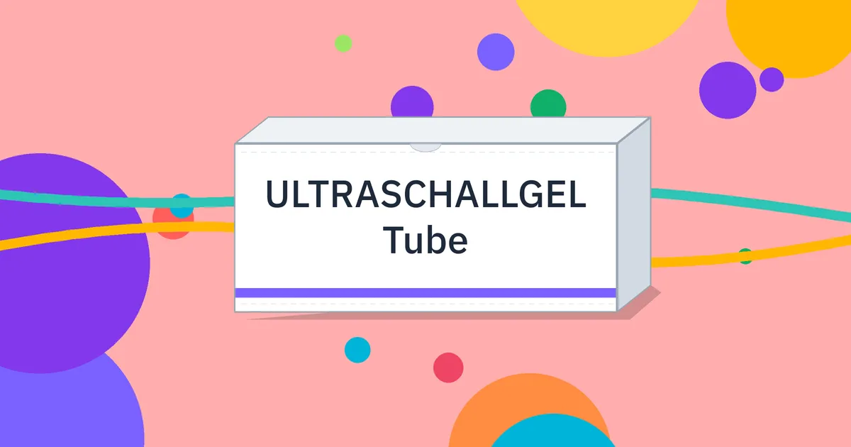 Symbolbild: Packung mit der Aufschrift ULTRASCHALLGEL Tube (PZN 08825881) – Verfügbarkeit und Bezug in Apotheken in Frankfurt am Main
