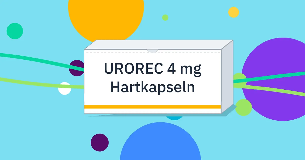 Symbolbild: Packung mit der Aufschrift UROREC 4 mg Hartkapseln (PZN 08806027) – Verfügbarkeit und Bezug in Apotheken in Frankfurt am Main