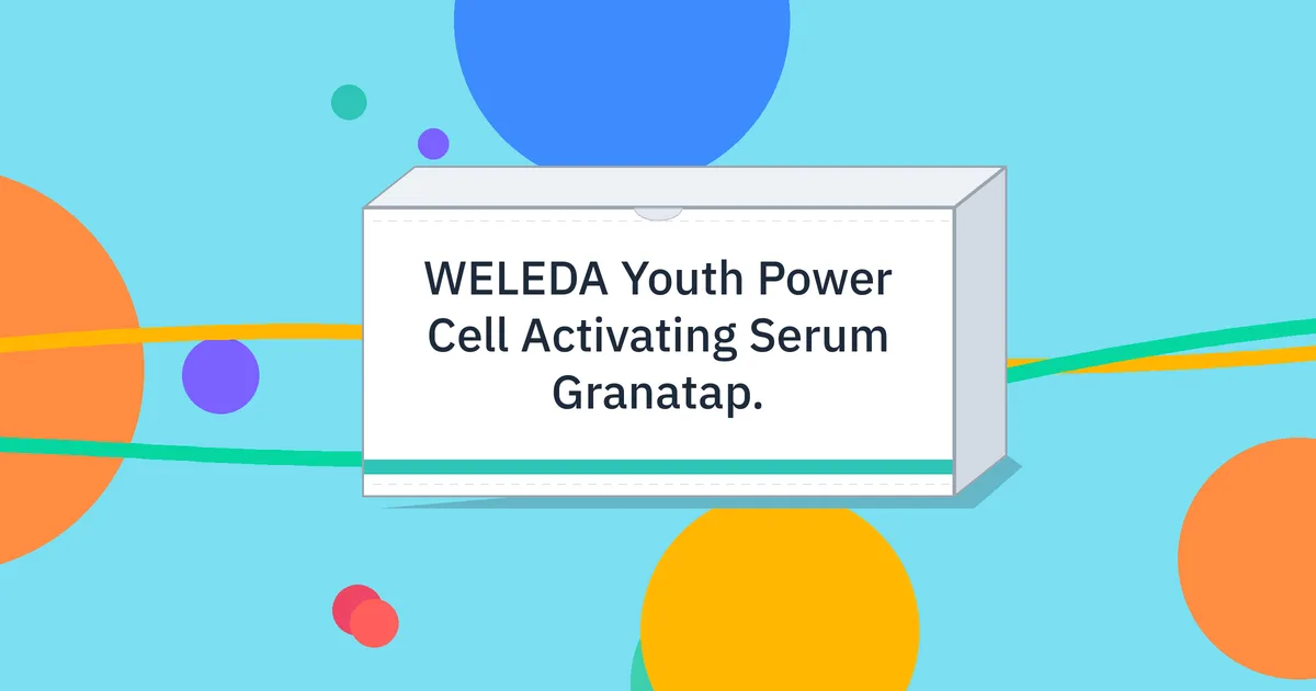 Symbolbild: Packung mit der Aufschrift WELEDA Youth Power Cell Activating Serum Granatap. (PZN 20349957) – Verfügbarkeit und Bezug in Apotheken in Frankfurt am Main
