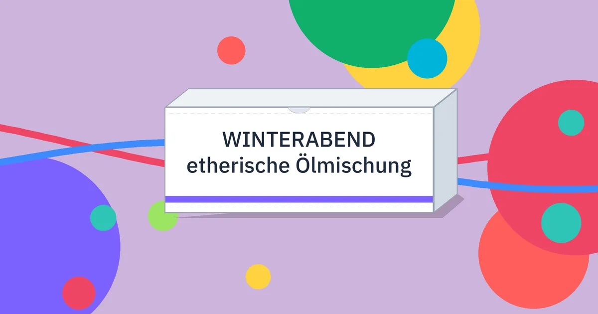 Symbolbild: Packung mit der Aufschrift WINTERABEND etherische Ölmischung (PZN 04592807) – Verfügbarkeit und Bezug in Apotheken in Frankfurt am Main