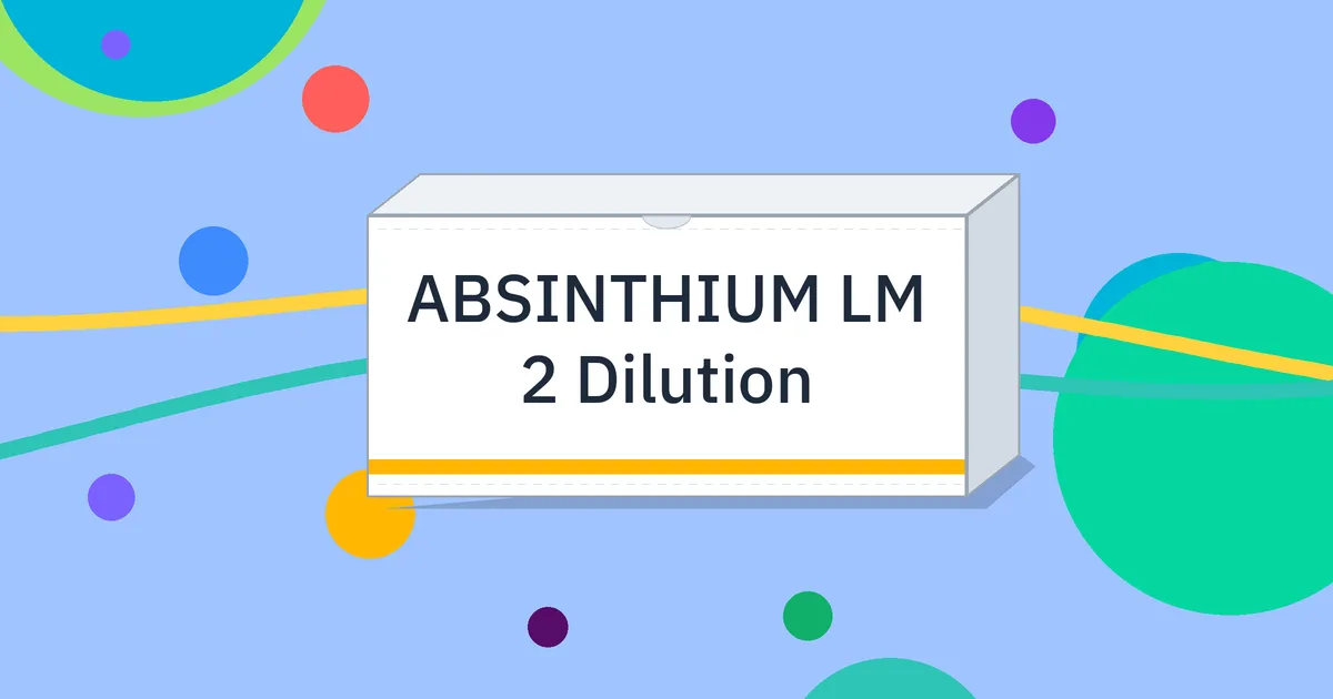 Symbolbild: Packung mit der Aufschrift ABSINTHIUM LM 2 Dilution (PZN 13261110) – Verfügbarkeit und Bezug in Apotheken in Frankfurt am Main
