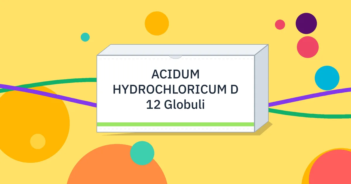 Symbolbild: Packung mit der Aufschrift ACIDUM HYDROCHLORICUM D 12 Globuli (PZN 04200701) – Verfügbarkeit und Bezug in Apotheken in Frankfurt am Main