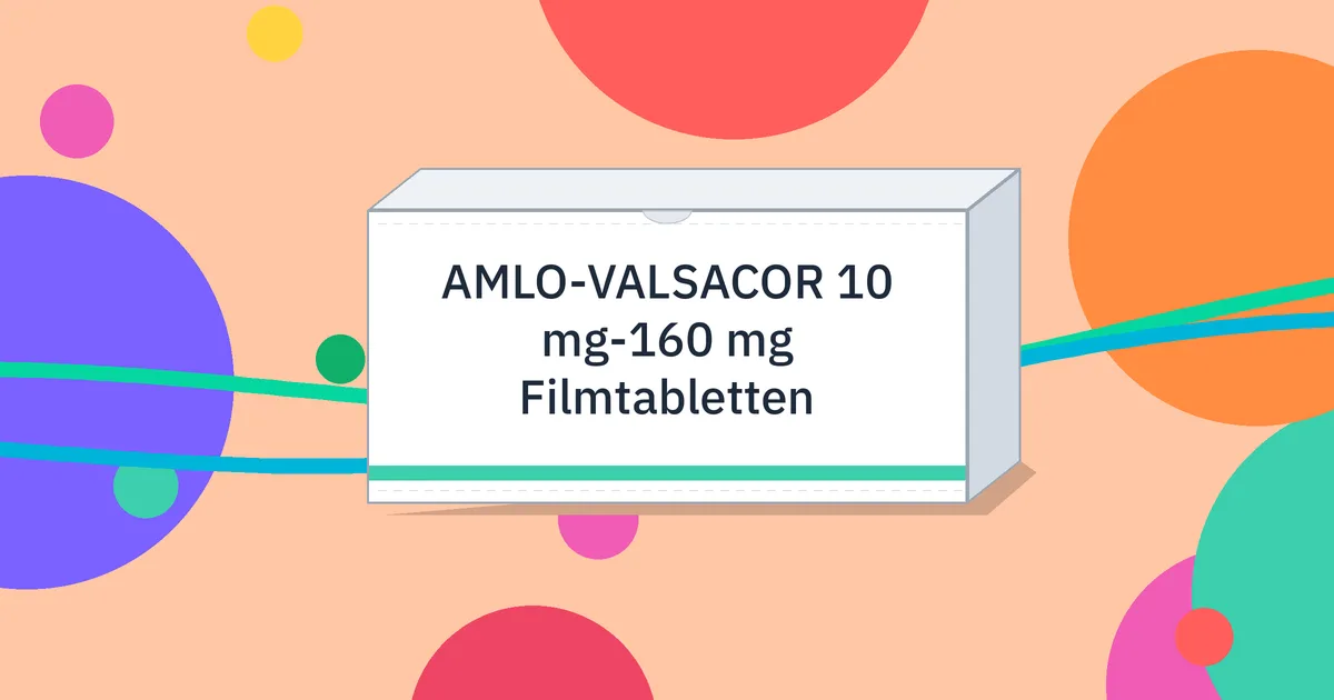 Symbolbild: Packung mit der Aufschrift AMLO-VALSACOR 10 mg-160 mg Filmtabletten (PZN 15610856) – Verfügbarkeit und Bezug in Apotheken in Frankfurt am Main