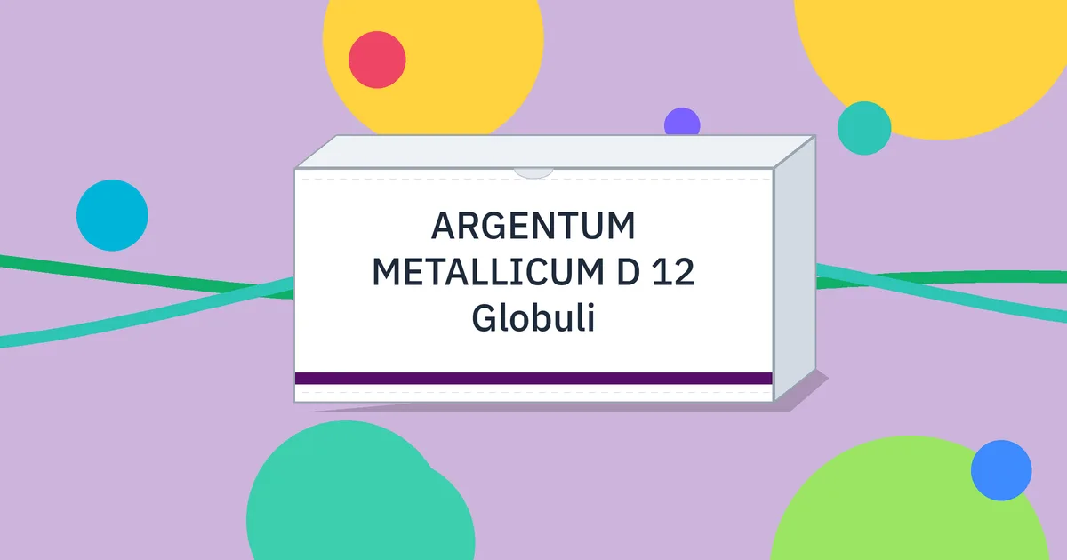 Symbolbild: Packung mit der Aufschrift ARGENTUM METALLICUM D 12 Globuli (PZN 01402700) – Verfügbarkeit und Bezug in Apotheken in Frankfurt am Main