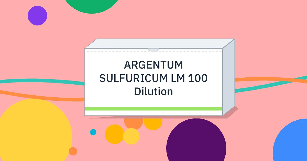 Symbolbild: Packung mit der Aufschrift ARGENTUM SULFURICUM LM 100 Dilution (PZN 12770329) – Verfügbarkeit und Bezug in Apotheken in Frankfurt am Main