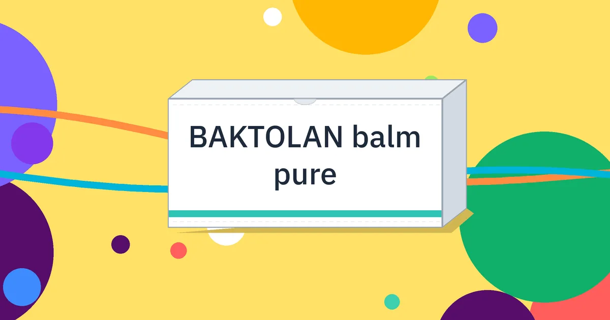 Symbolbild: Packung mit der Aufschrift BAKTOLAN balm pure (PZN 15567876) – Verfügbarkeit und Bezug in Apotheken in Frankfurt am Main