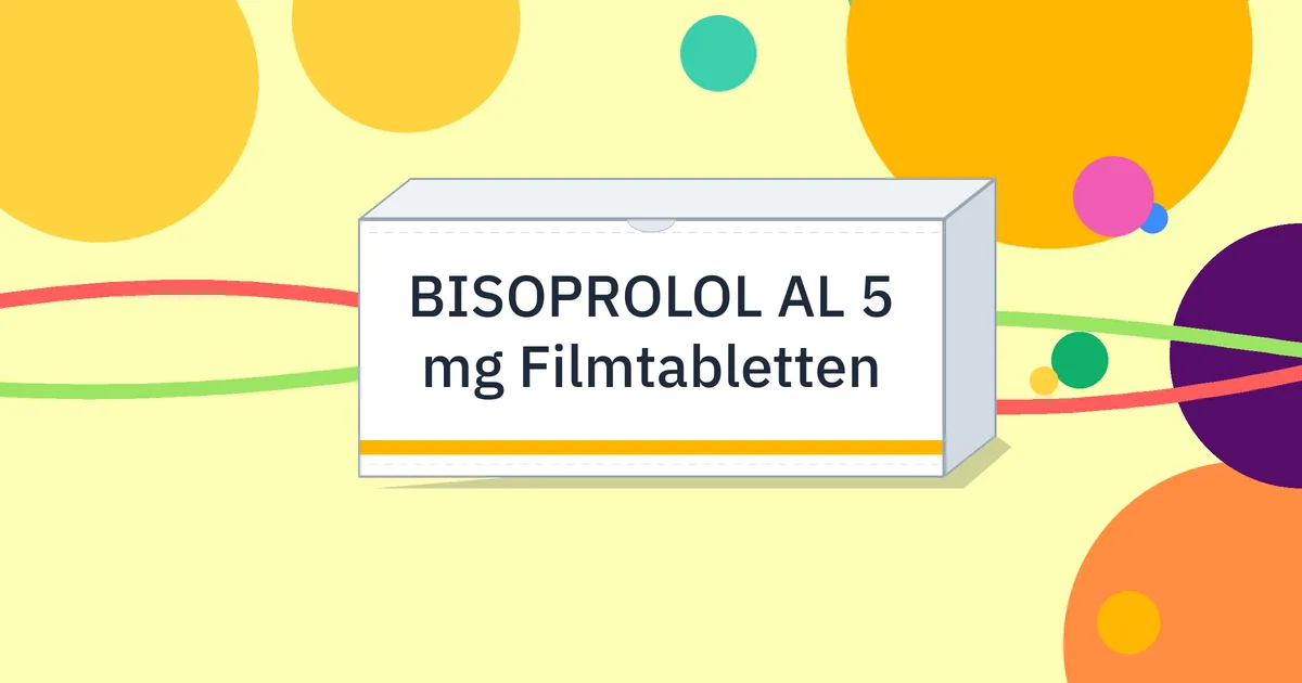 Symbolbild: Packung mit der Aufschrift BISOPROLOL AL 5 mg Filmtabletten (PZN 03090104) – Verfügbarkeit und Bezug in Apotheken in Frankfurt am Main