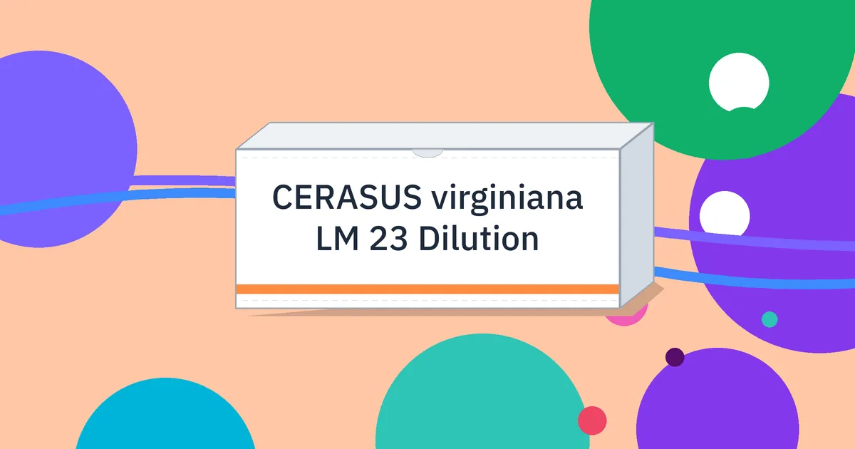 Symbolbild: Packung mit der Aufschrift CERASUS virginiana LM 23 Dilution (PZN 13436779) – Verfügbarkeit und Bezug in Apotheken in Frankfurt am Main