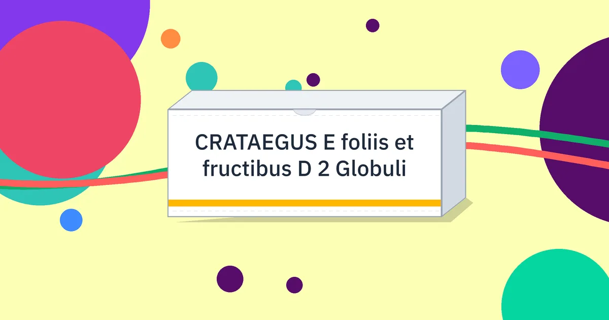 Symbolbild: Packung mit der Aufschrift CRATAEGUS E foliis et fructibus D 2 Globuli (PZN 08785472) – Verfügbarkeit und Bezug in Apotheken in Frankfurt am Main
