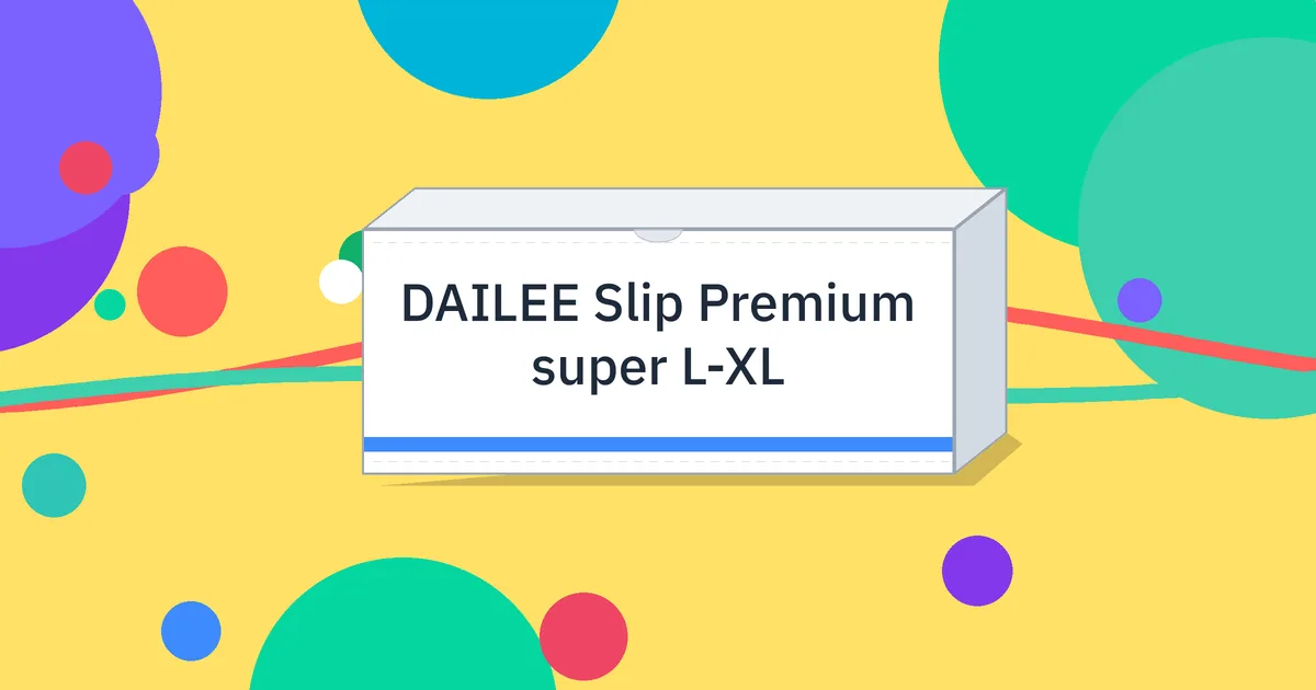 Symbolbild: Packung mit der Aufschrift DAILEE Slip Premium super L-XL (PZN 18114359) – Verfügbarkeit und Bezug in Apotheken in Frankfurt am Main