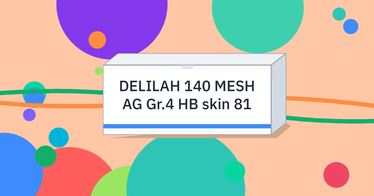 Symbolbild: Packung mit der Aufschrift DELILAH 140 MESH AG Gr.4 HB skin 81 (PZN 13849725) – Verfügbarkeit und Bezug in Apotheken in Frankfurt am Main