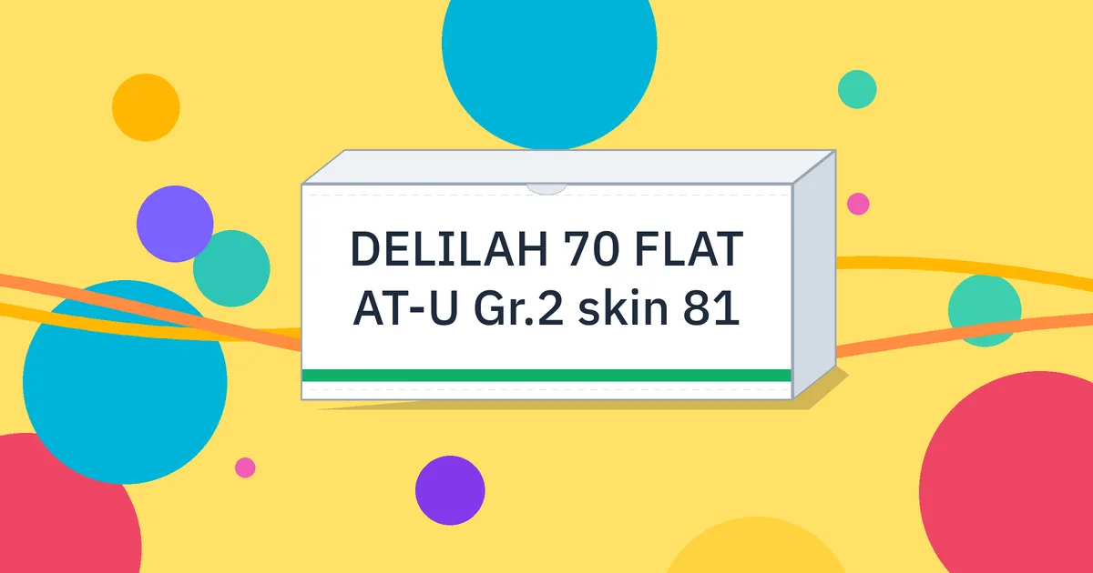 Symbolbild: Packung mit der Aufschrift DELILAH 70 FLAT AT-U Gr.2 skin 81 (PZN 13848890) – Verfügbarkeit und Bezug in Apotheken in Frankfurt am Main