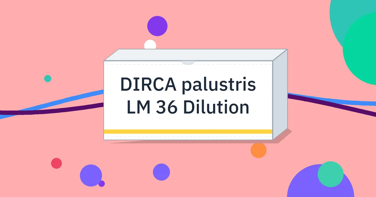Symbolbild: Packung mit der Aufschrift DIRCA palustris LM 36 Dilution (PZN 13465864) – Verfügbarkeit und Bezug in Apotheken in Frankfurt am Main