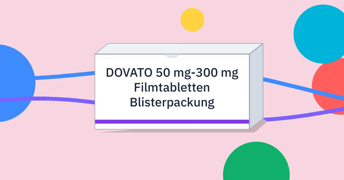 Symbolbild: Packung mit der Aufschrift DOVATO 50 mg-300 mg Filmtabletten Blisterpackung (PZN 19631186) – Verfügbarkeit und Bezug in Apotheken in Frankfurt am Main