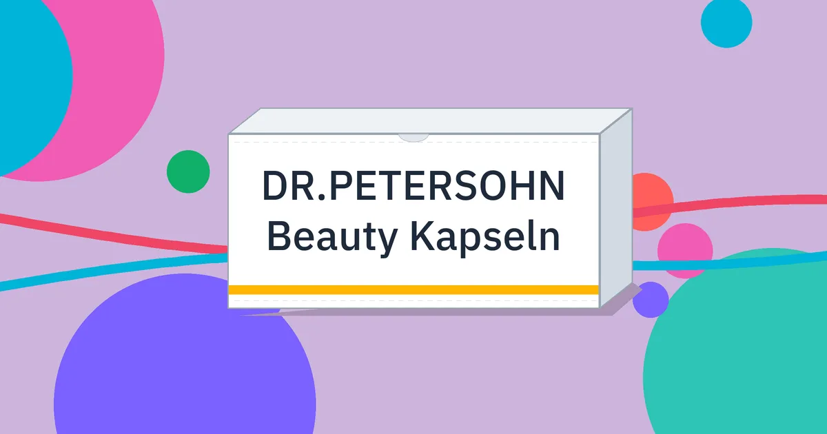Symbolbild: Packung mit der Aufschrift DR.PETERSOHN Beauty Kapseln (PZN 20302648) – Verfügbarkeit und Bezug in Apotheken in Frankfurt am Main