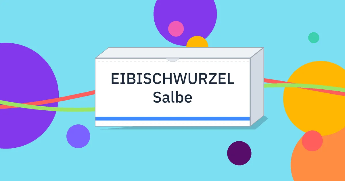 Symbolbild: Packung mit der Aufschrift EIBISCHWURZEL Salbe (PZN 18090995) – Verfügbarkeit und Bezug in Apotheken in Frankfurt am Main