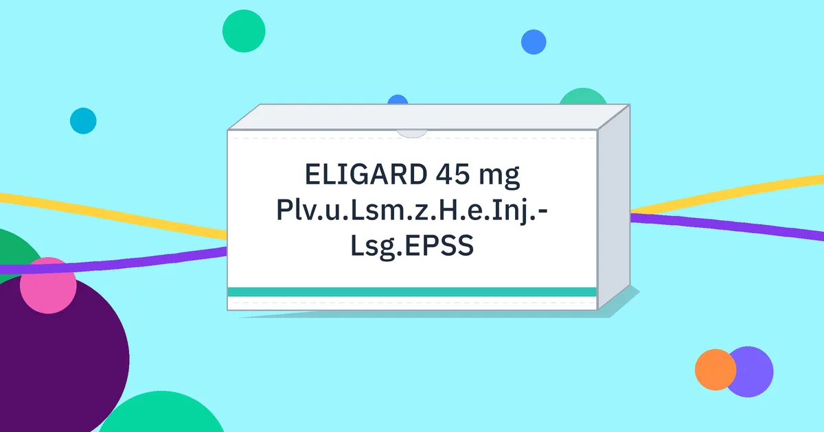 Symbolbild: Packung mit der Aufschrift ELIGARD 45 mg Plv.u.Lsm.z.H.e.Inj.-Lsg.EPSS (PZN 19465925) – Verfügbarkeit und Bezug in Apotheken in Frankfurt am Main