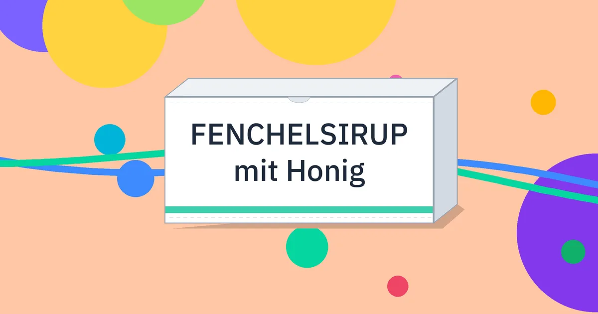 Symbolbild: Packung mit der Aufschrift FENCHELSIRUP mit Honig (PZN 19470636) – Verfügbarkeit und Bezug in Apotheken in Frankfurt am Main