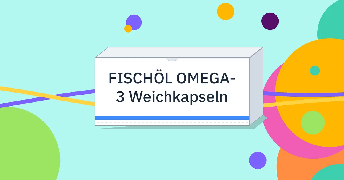 Symbolbild: Packung mit der Aufschrift FISCHÖL OMEGA-3 Weichkapseln (PZN 19384664) – Verfügbarkeit und Bezug in Apotheken in Frankfurt am Main