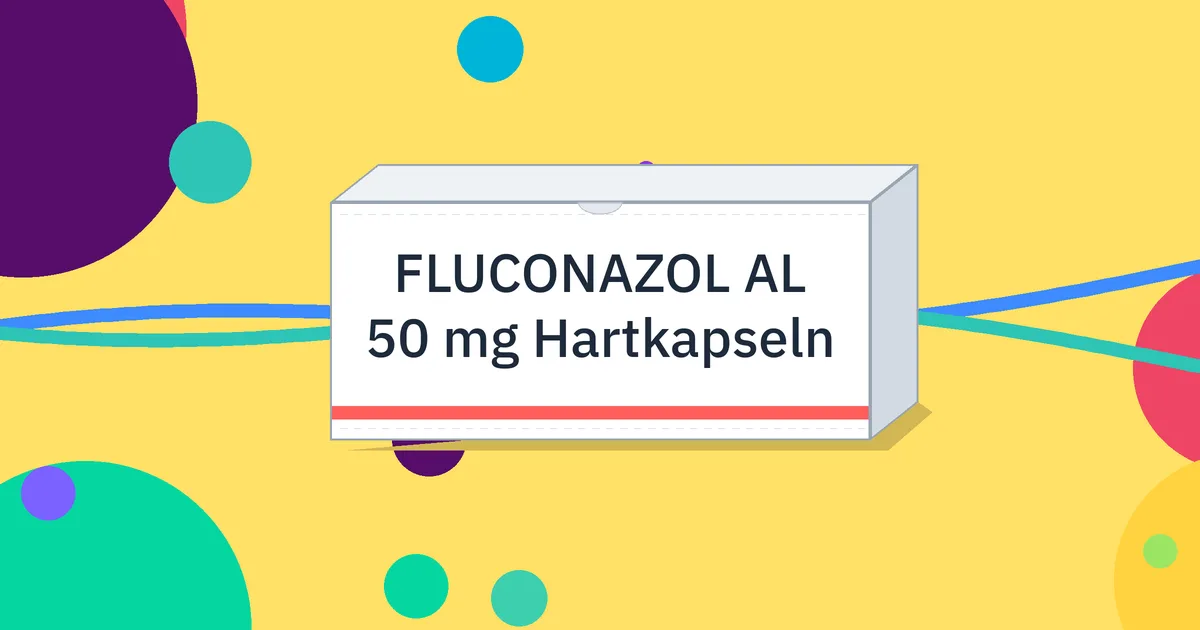 Symbolbild: Packung mit der Aufschrift FLUCONAZOL AL 50 mg Hartkapseln (PZN 03933643) – Verfügbarkeit und Bezug in Apotheken in Frankfurt am Main