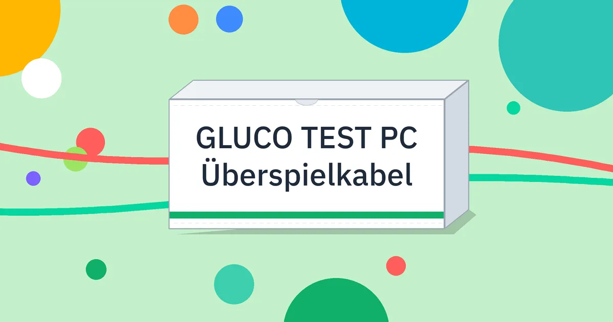 Symbolbild: Packung mit der Aufschrift GLUCO TEST PC Überspielkabel (PZN 03867047) – Verfügbarkeit und Bezug in Apotheken in Frankfurt am Main
