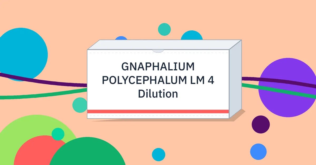 Symbolbild: Packung mit der Aufschrift GNAPHALIUM POLYCEPHALUM LM 4 Dilution (PZN 13545014) – Verfügbarkeit und Bezug in Apotheken in Frankfurt am Main