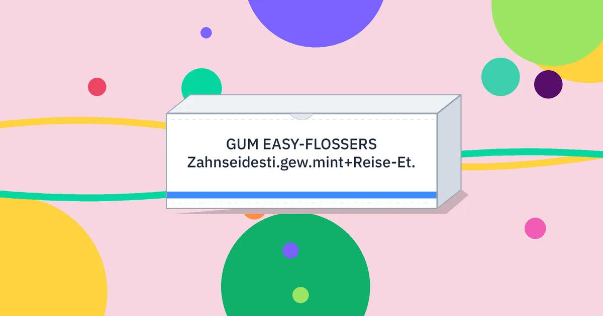 Symbolbild: Packung mit der Aufschrift GUM EASY-FLOSSERS Zahnseidesti.gew.mint+Reise-Et. (PZN 11347652) – Verfügbarkeit und Bezug in Apotheken in Frankfurt am Main